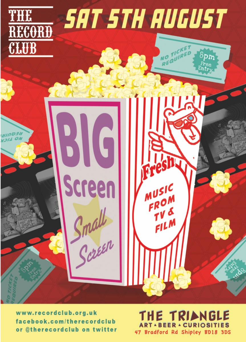Big Screen Small Screen – Saturday 5th August 2023 | The Record Club